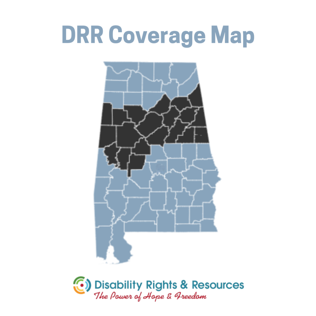 Disability Rights & Resources Coverage Map